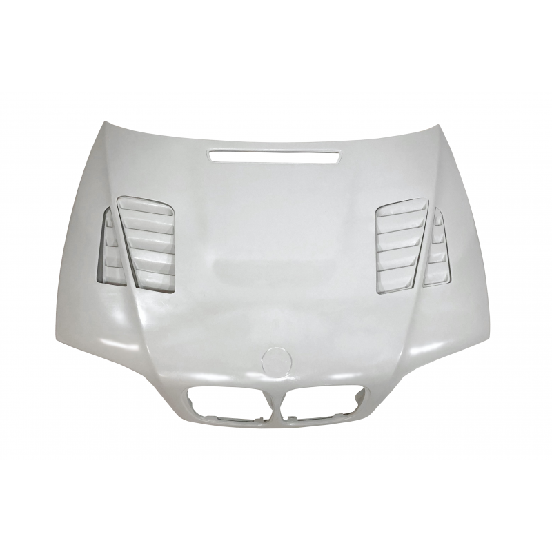 Fibreglass Bonnet BMW E46 1998-2001 2-Door GTR Type - Tuning Carbon Hoods