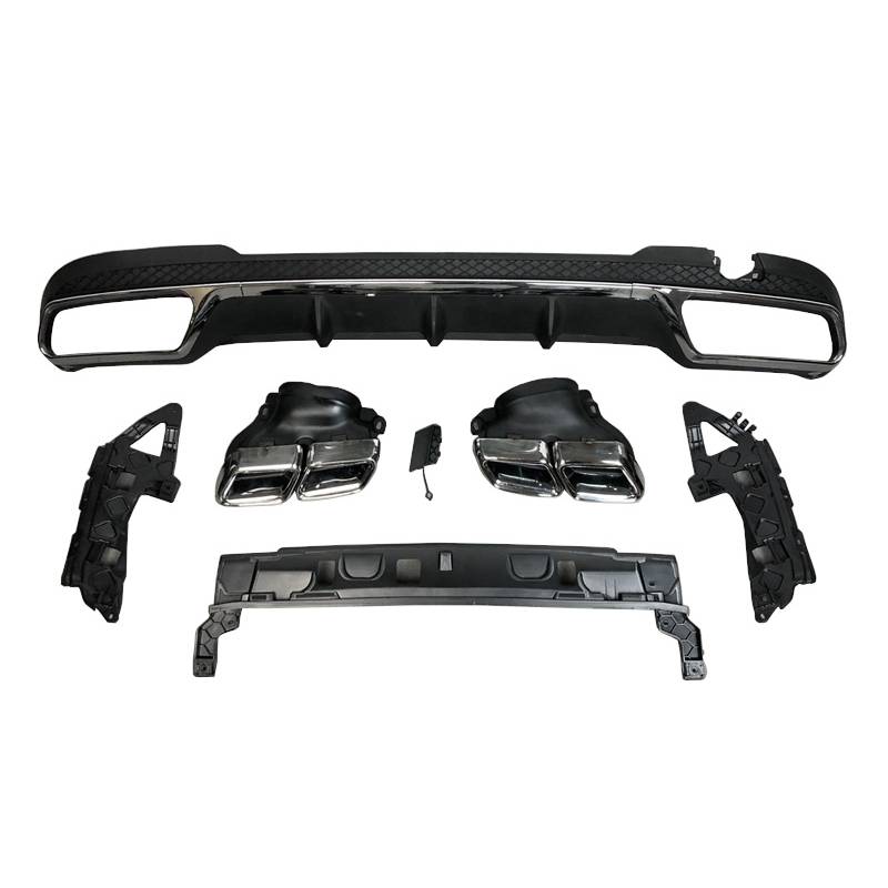 Rear Diffuser Mercedes W212 2014-2015 SW / 4D Look AMG E63 - Tuning ...