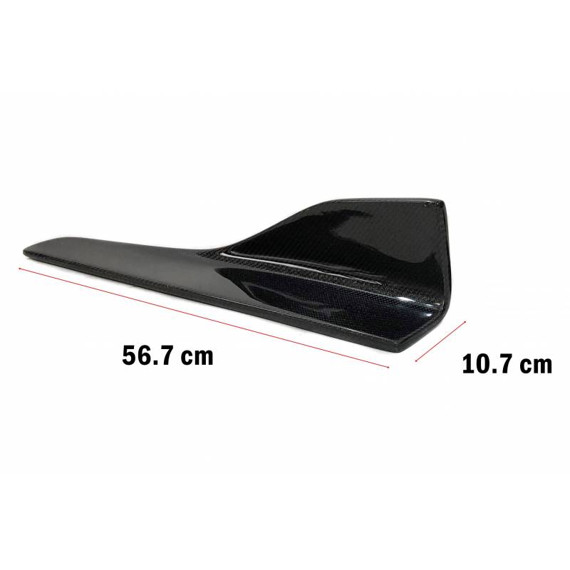 Side Skirts Diffuser BMW F87 Look M2 / F30 / F31 / F22 / F23 Carbon ...