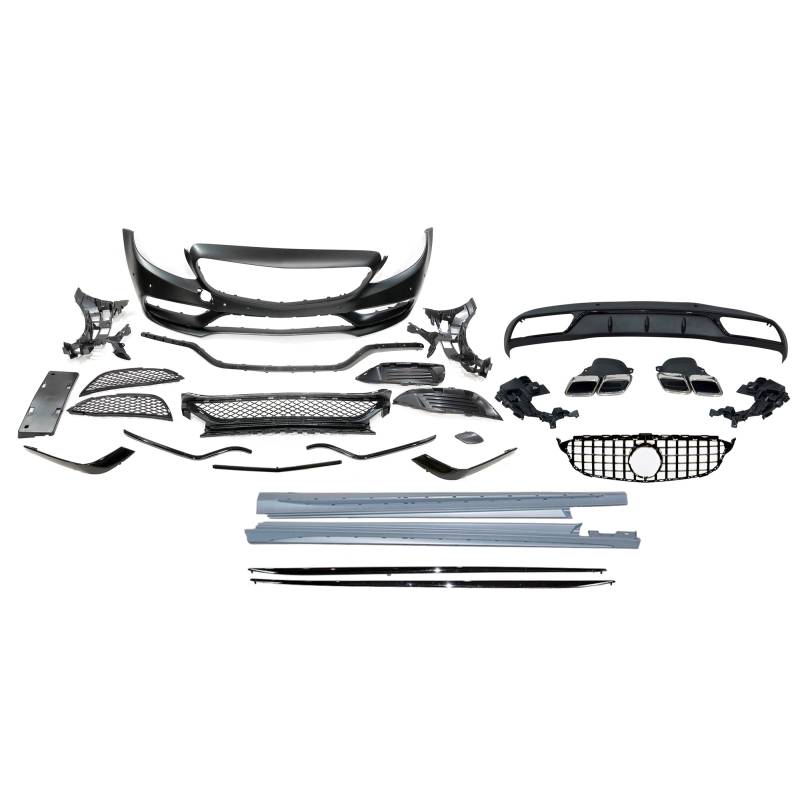 Body Kit Mercedes W205 2014-2018 4D / SW Look C63 - Tuning Carbon Hoods
