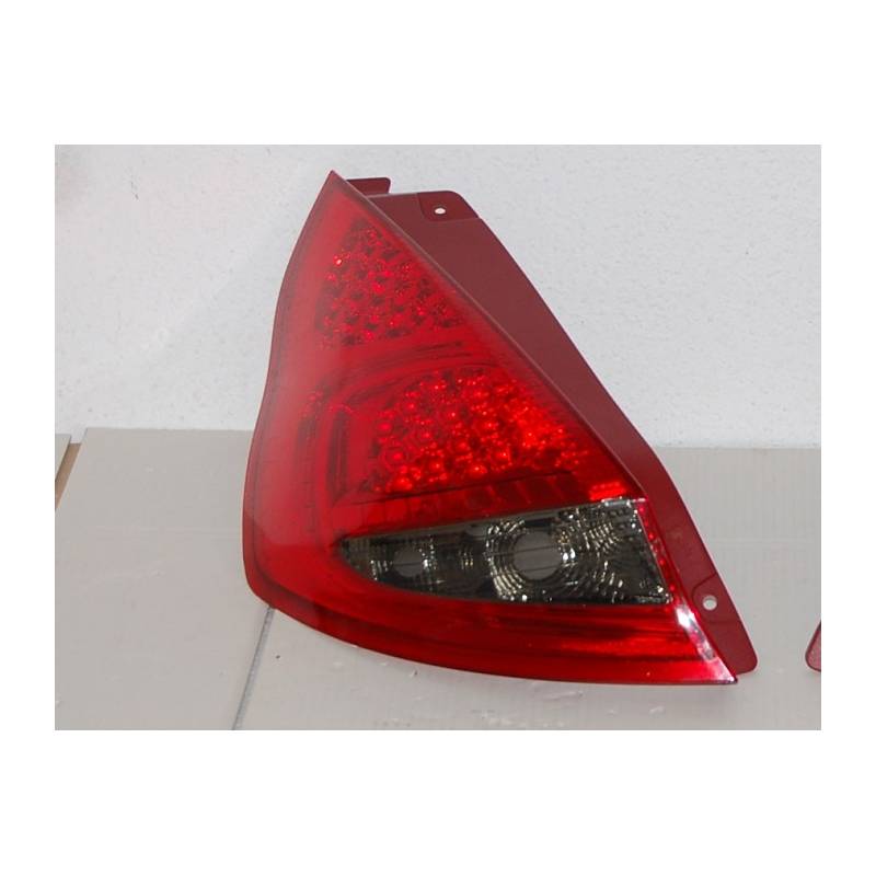 Set Of Rear Tail Lights Ford Fiesta 2009, Led Red - Tuning Carbon Hoods
